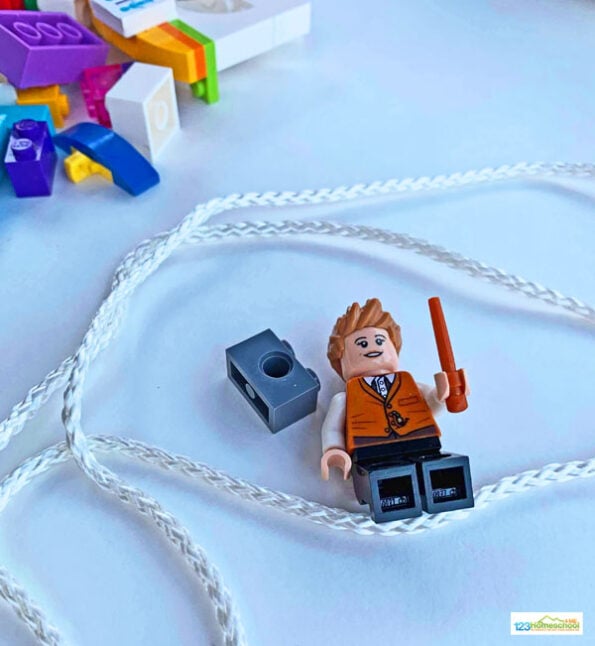 Easy DIY Lego DIY Zipline Activity for Kids