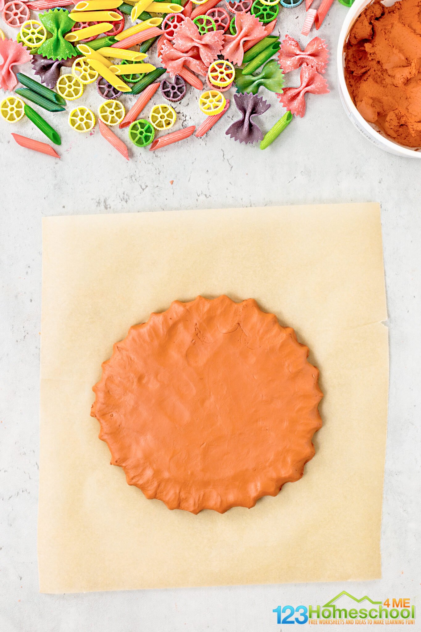 STUNNING Mosaic Pasta Craft and Art Project for Kids