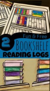 📚 FREE Bookshelf Reading Log Printable - Free Book log Template