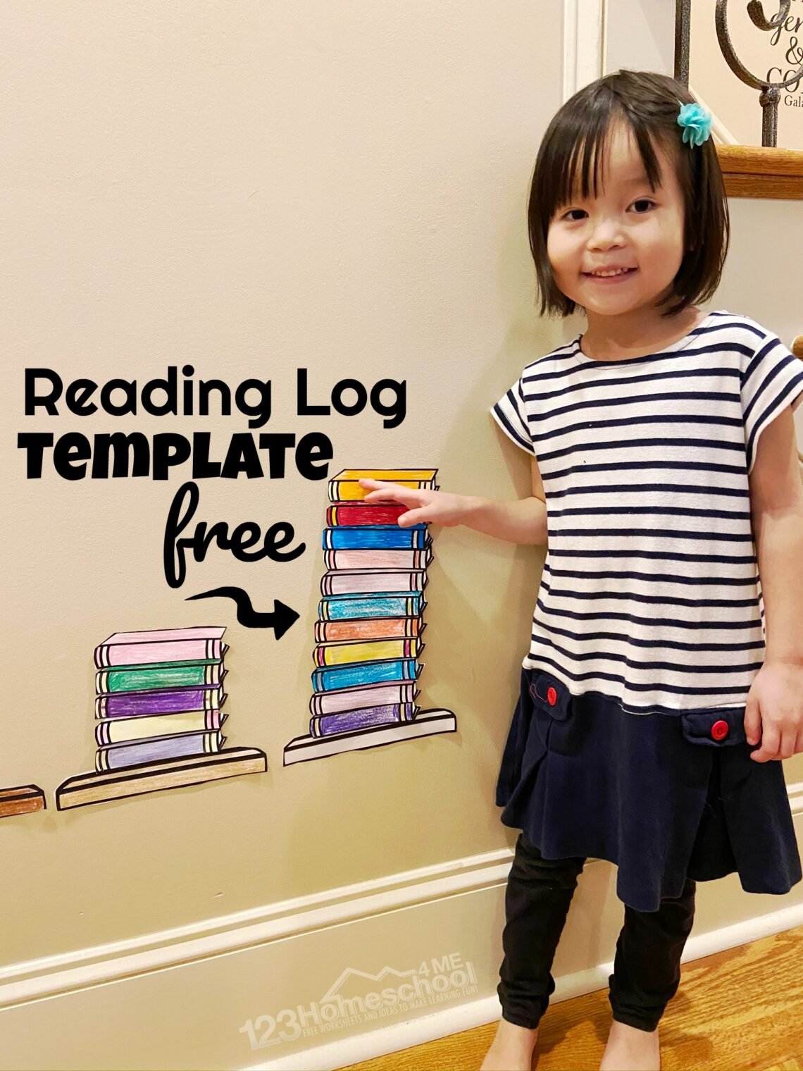 📚 FREE Bookshelf Reading Log Printable - Free Book log Template