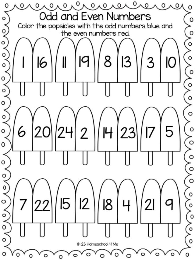 🍦 FREE Printable Ice Cream Scoops Math Game
