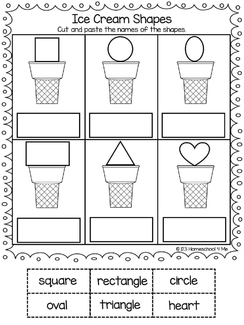 🍦 FREE Printable Ice Cream Scoops Math Game