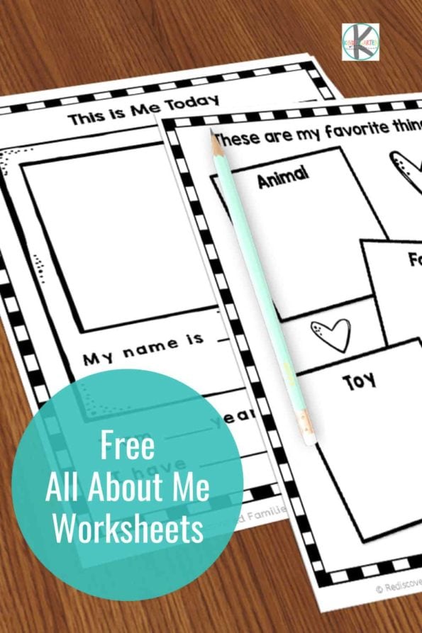 FREE All About Me Lapbook