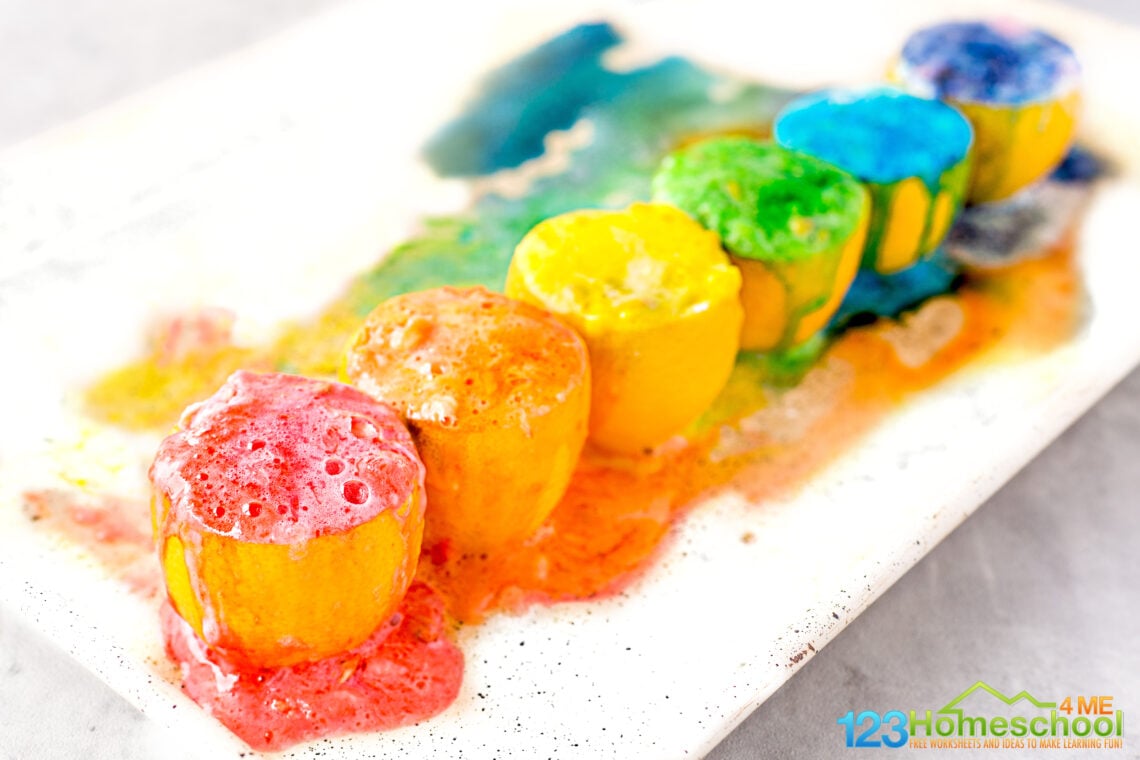 🍋 Simple, Amazing Lemon Volcano Science Experiment for Kids