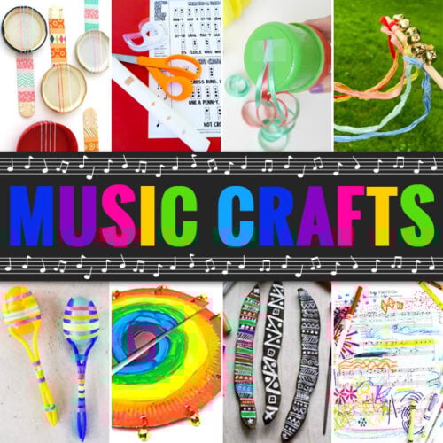 40+ Music Instrument Crafts and Activities for Kids