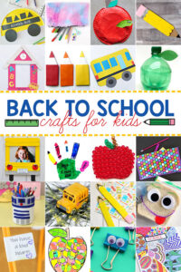 50 Fun Back to School Crafts for Kids – Open Edutalk