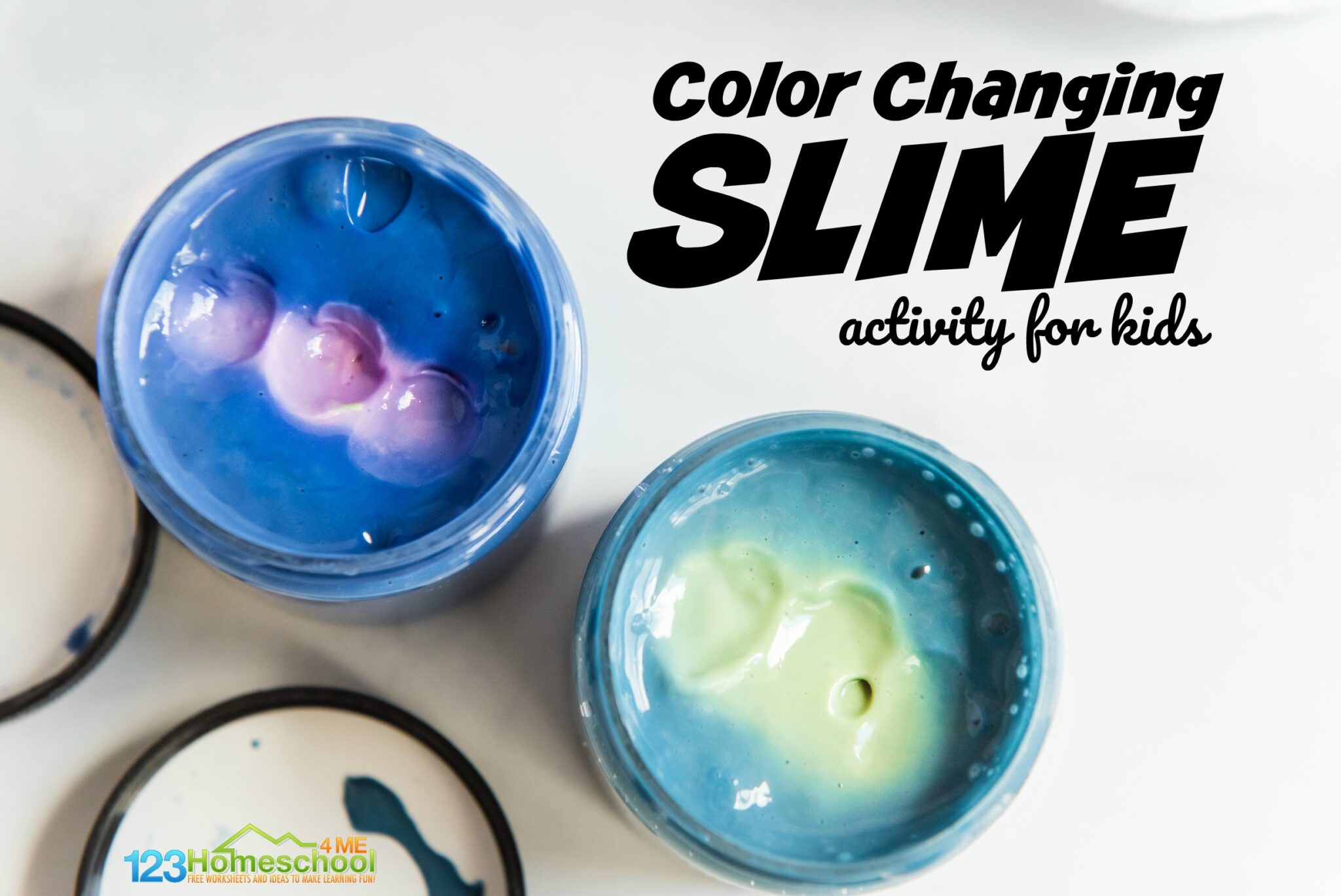 Amazing, Heat Sensitive Color Changing Slime Recipe