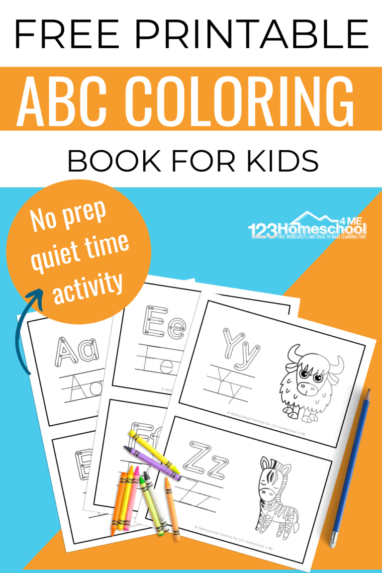 Free ABC Coloring Pages For Kids to Print and Color