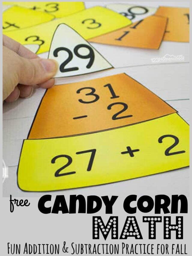 Alphabet Candy Corn Puzzles for Kindergartners