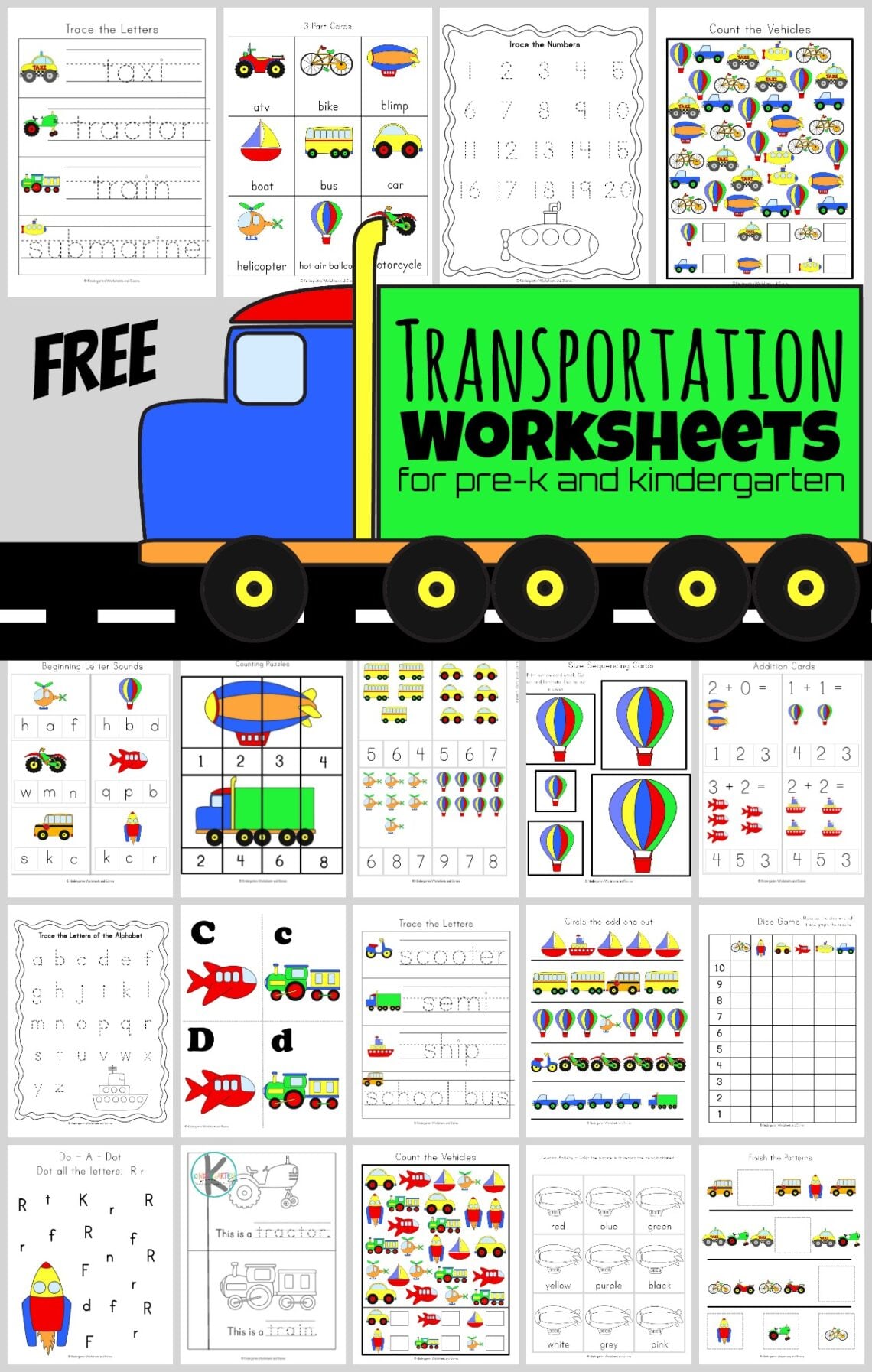 🚂🚗🚍 50 Transportation Books for Kids