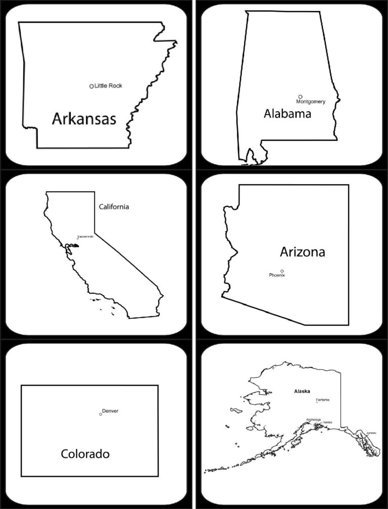 🦅 FREE Printable States and Capitals Matching Game