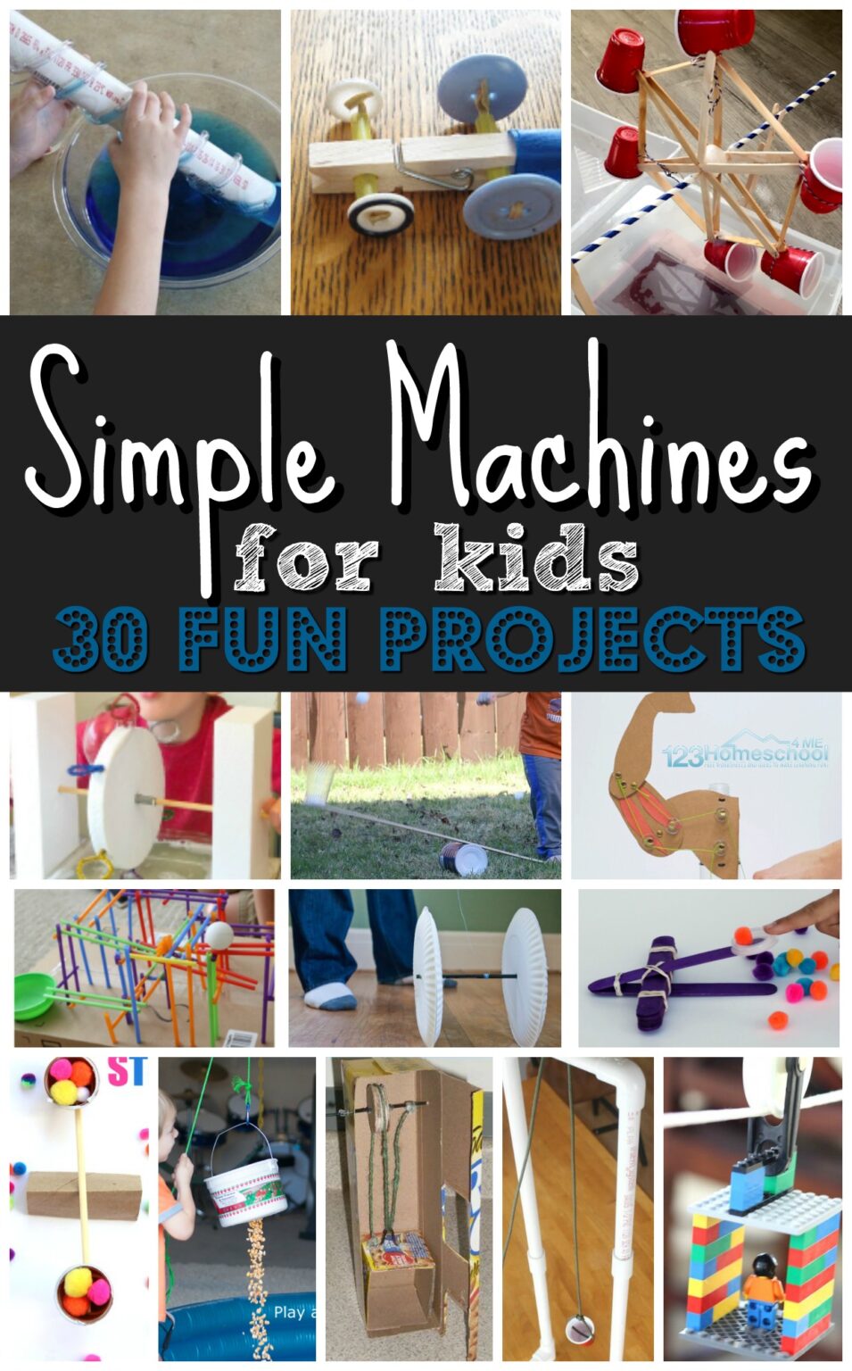 What are 6 Simple Machines for Kids Booklet with Examples (Free Printable)