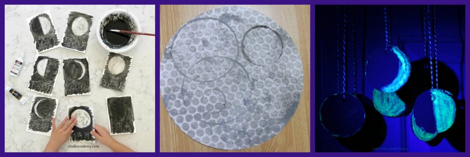 🌒50+ Moon Crafts for Kids and Activities too!