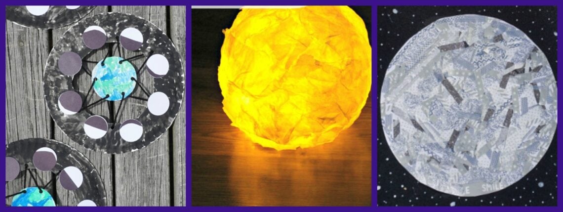 🌒50+ Moon Crafts for Kids and Activities too!