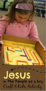 Jesus in the Temple as a Boy Crafts and Activities