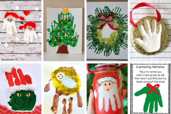 FUN Christmas Handprint Art Projects for December