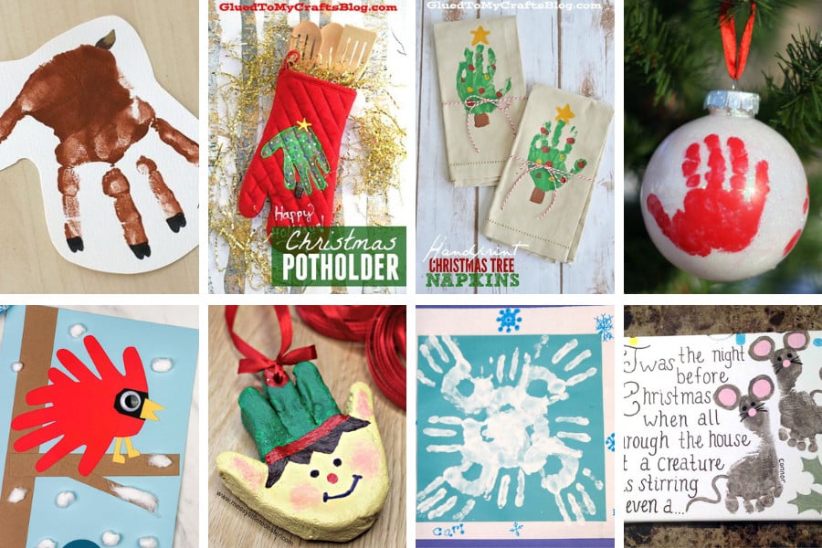FUN Christmas Handprint Art Projects for December