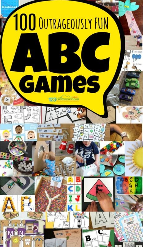 100 ABC Games that are Outrageously FUN!