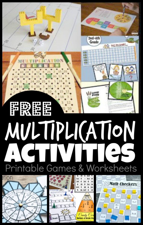 FREE Multiplication Games & Worksheets
