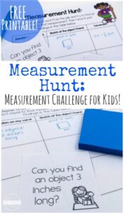 FREE Printable Non-Standard Measurement Activities