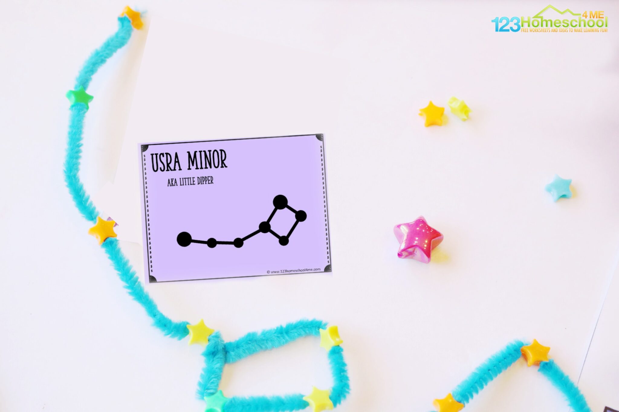 Pipe Cleaner Constellations - a Hands-on Constellation Activity