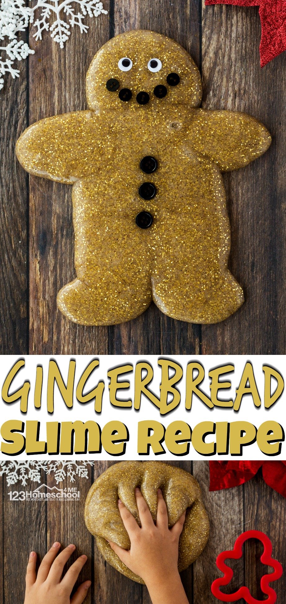 🎄 No-Stick Gingerbread Slime Recipe