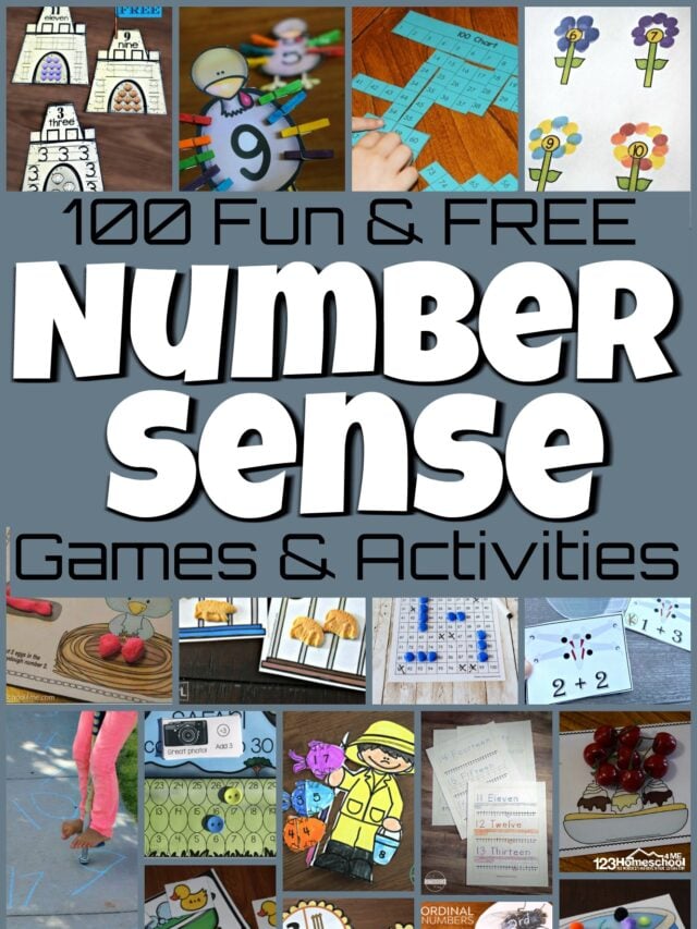 Number Sense Games - 123 Homeschool 4 Me