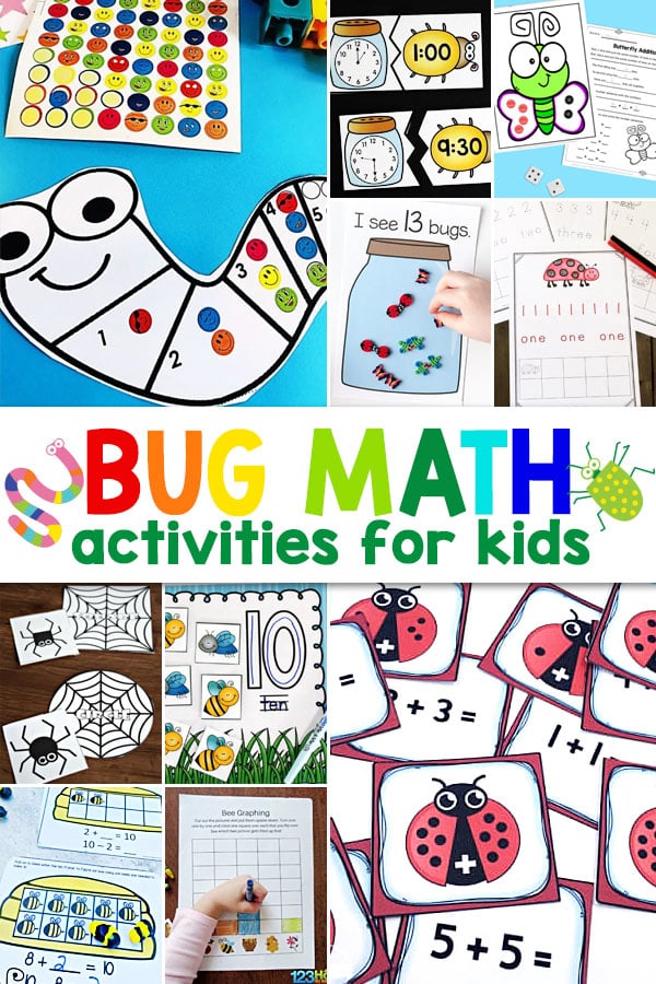FREE Bug Theme for Kids - Activities, Crafts, Math, Science, Printables