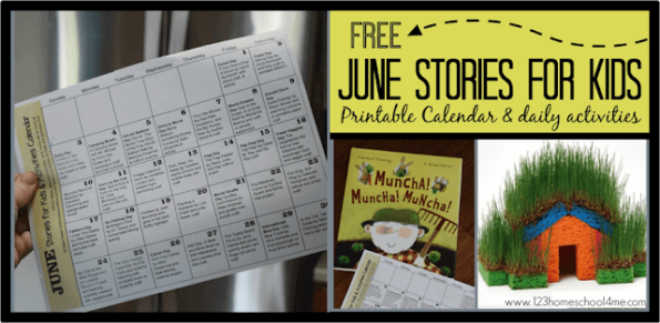 Monthly Stories for Kids - 123 Homeschool 4 Me