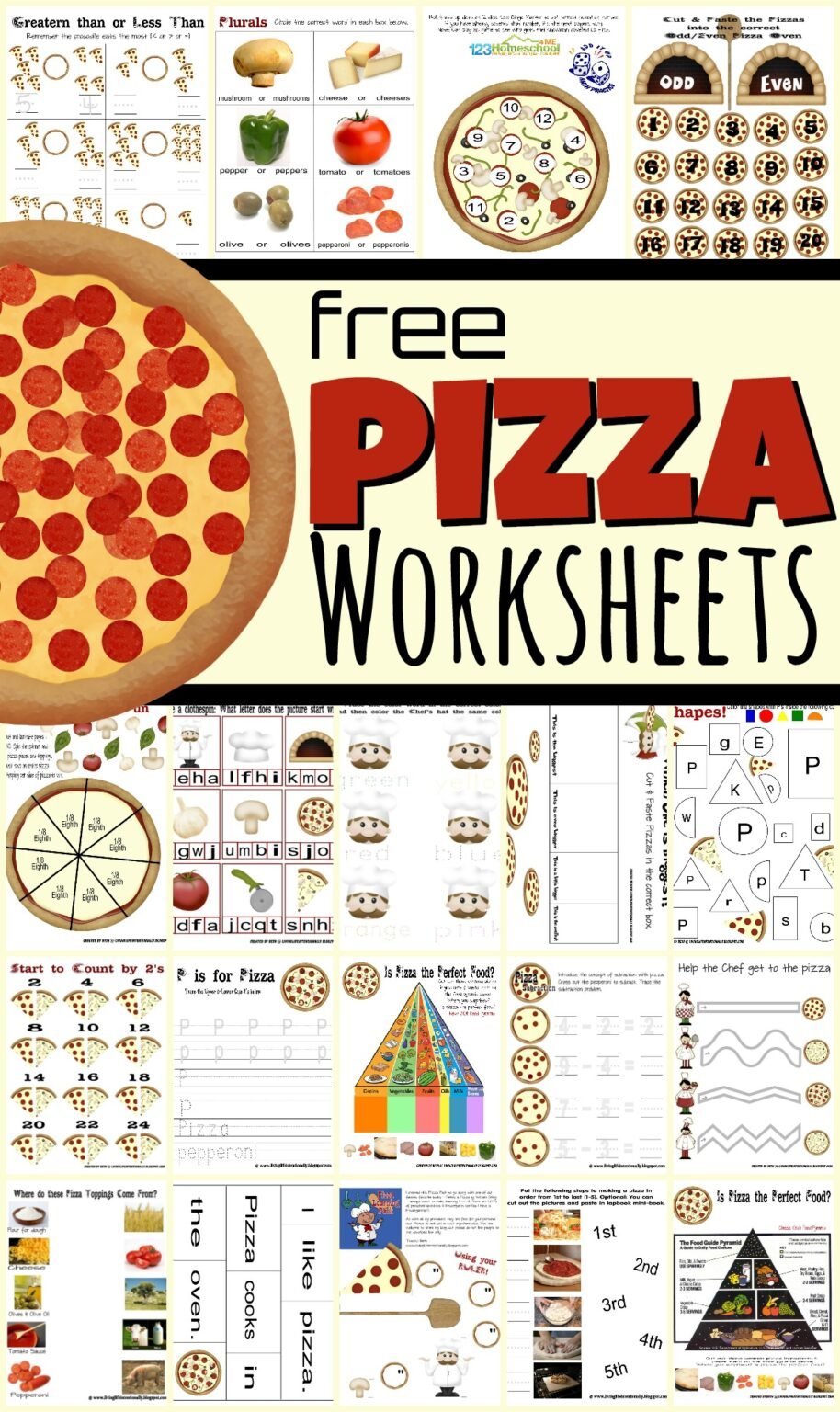 🍕 FREE Pizza Reading Comprehension - Fun Book Report Idea
