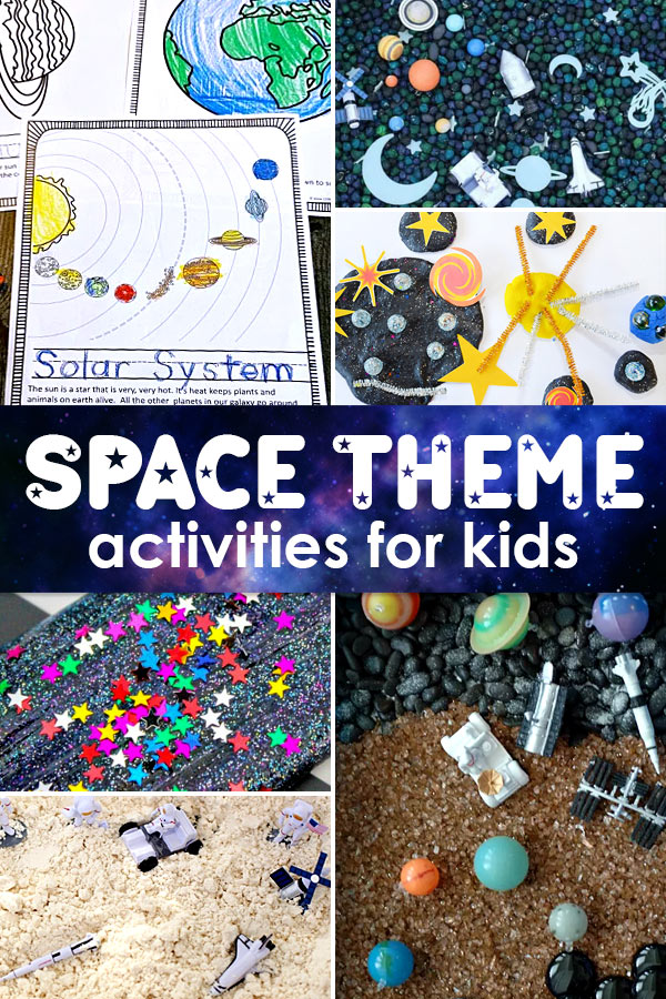 101 Space Theme Activities: Math, Experiments, Crafts, & Printables