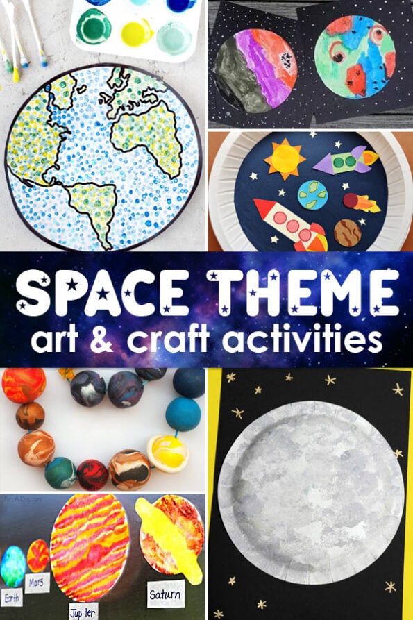 101 Space Theme Activities: Math, Experiments, Crafts, & Printables