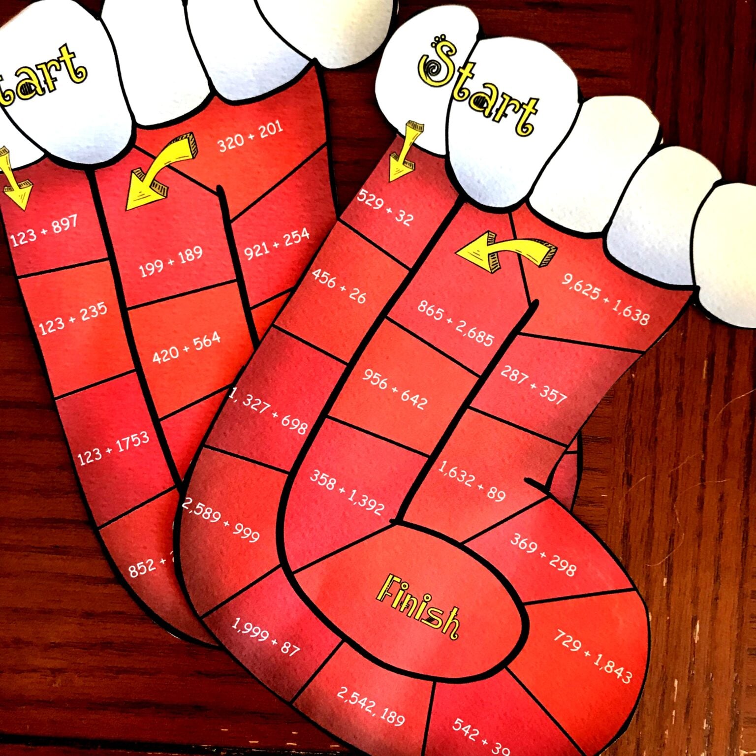 🎄 FREE Christmas Math - Stocking Three Digit Addition Game