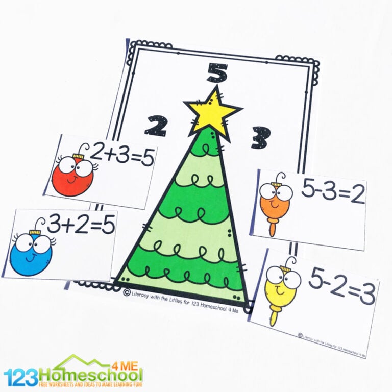 🎄 Very Merry Christmas Fact Families Activity