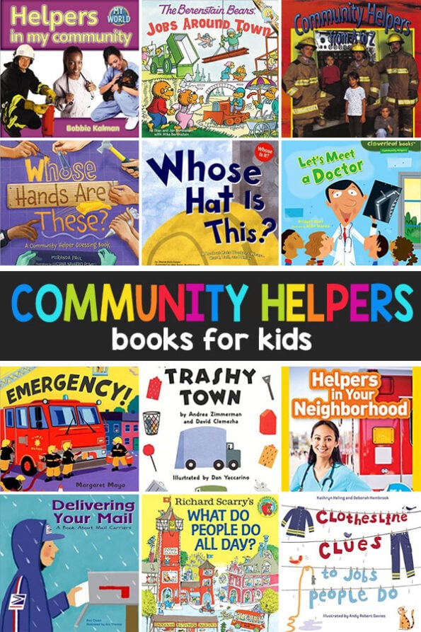Community Helpers Theme with Crafts, Activities, Free Printables, & Books