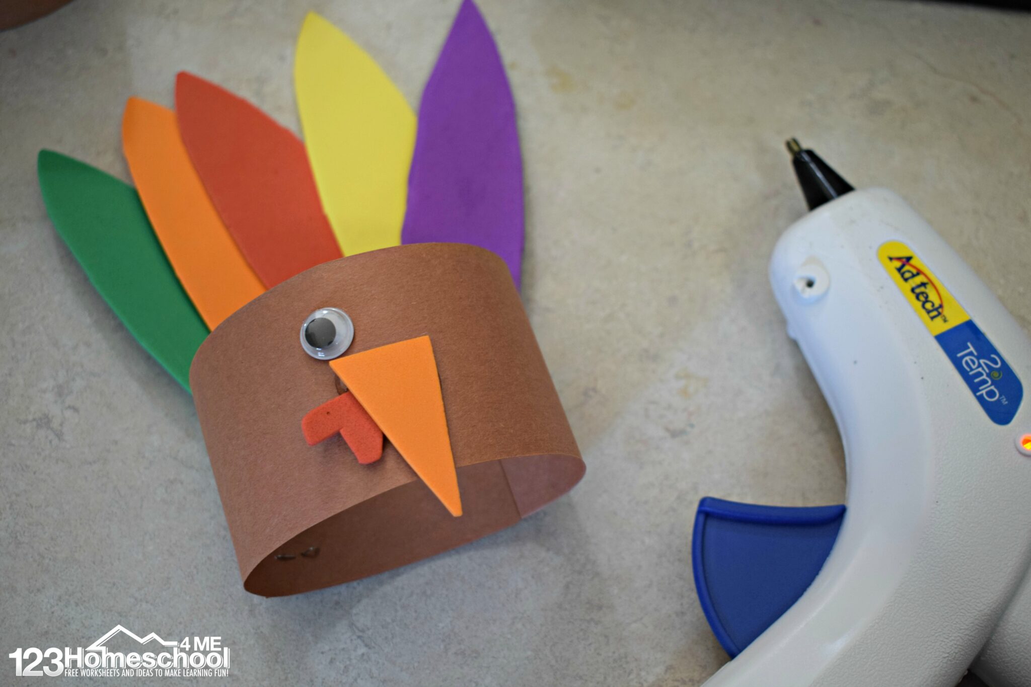 Easy-to-Make TURKEY Cupholder Craft