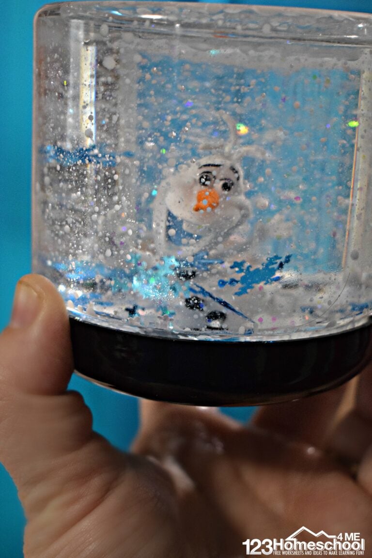 ⛄ DIY Snow Globe - EASY Snow Globe Craft for Kids