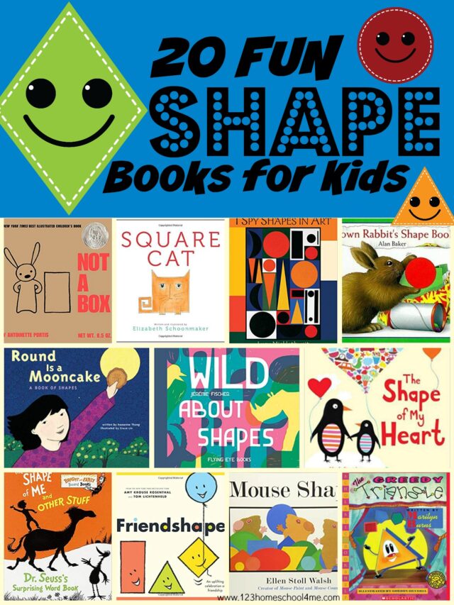 50 EPIC Shape Crafts and Activities for Kids