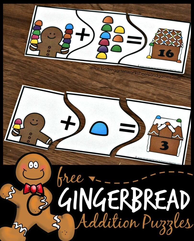 Gingerbread Letter Recognition Activities for Preschoolers