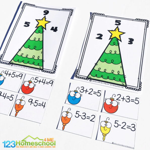 🎄 Very Merry Christmas Fact Families Activity