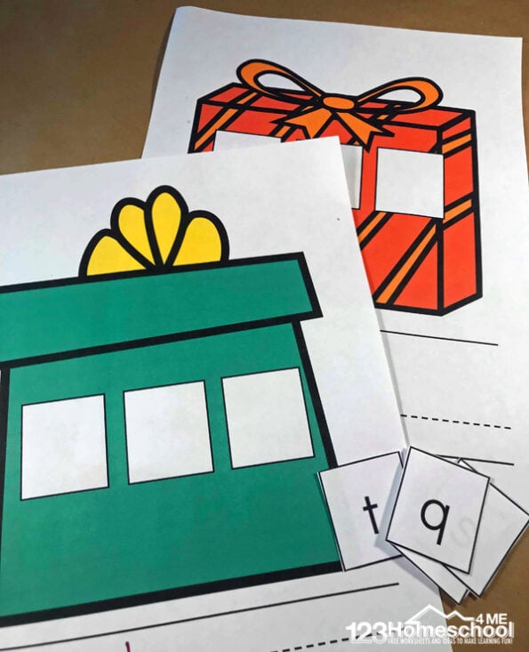 FREE Christmas Sight Words Mats
