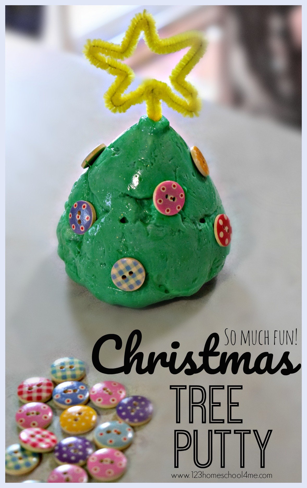 🎄 DIY Christmas Silly Putty - FUN Holiday Activities for Preschoolers