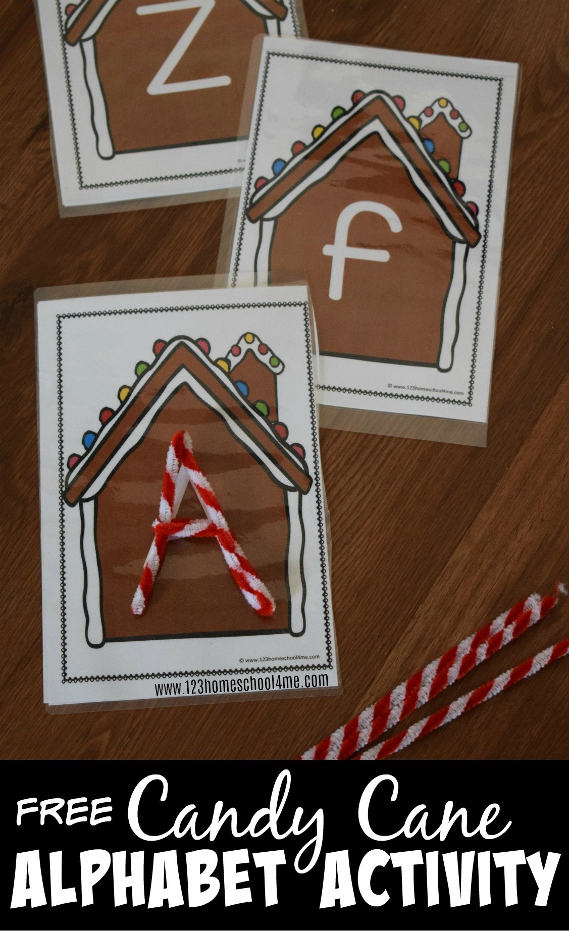 🎄 FREE Alphabet Gingerbread Activities