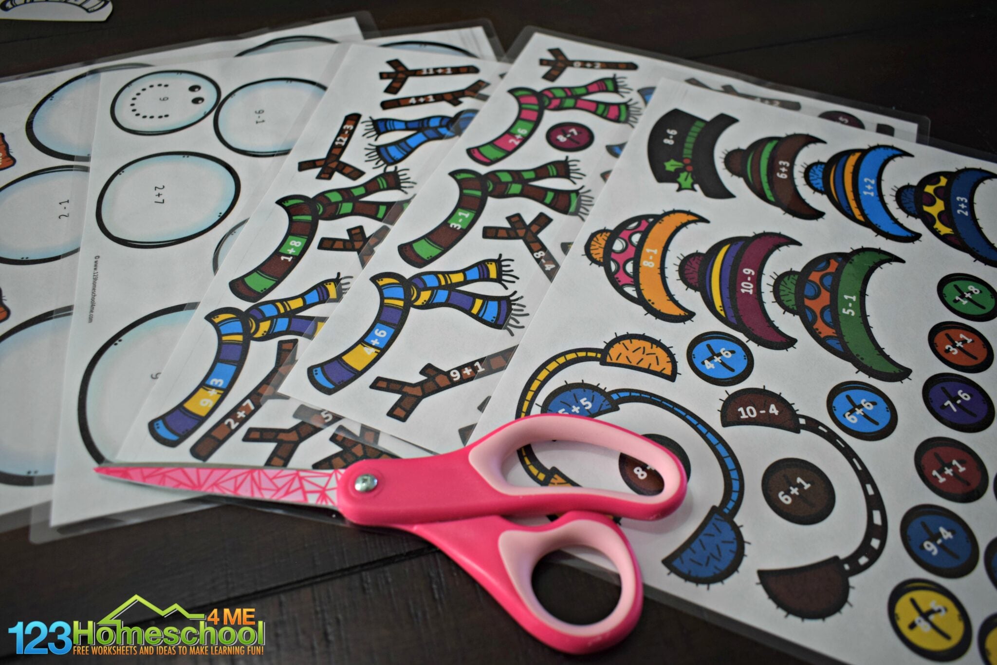 ⛄ FREE Snowman Math - Practice Addition and Subtraction to 10 Activities