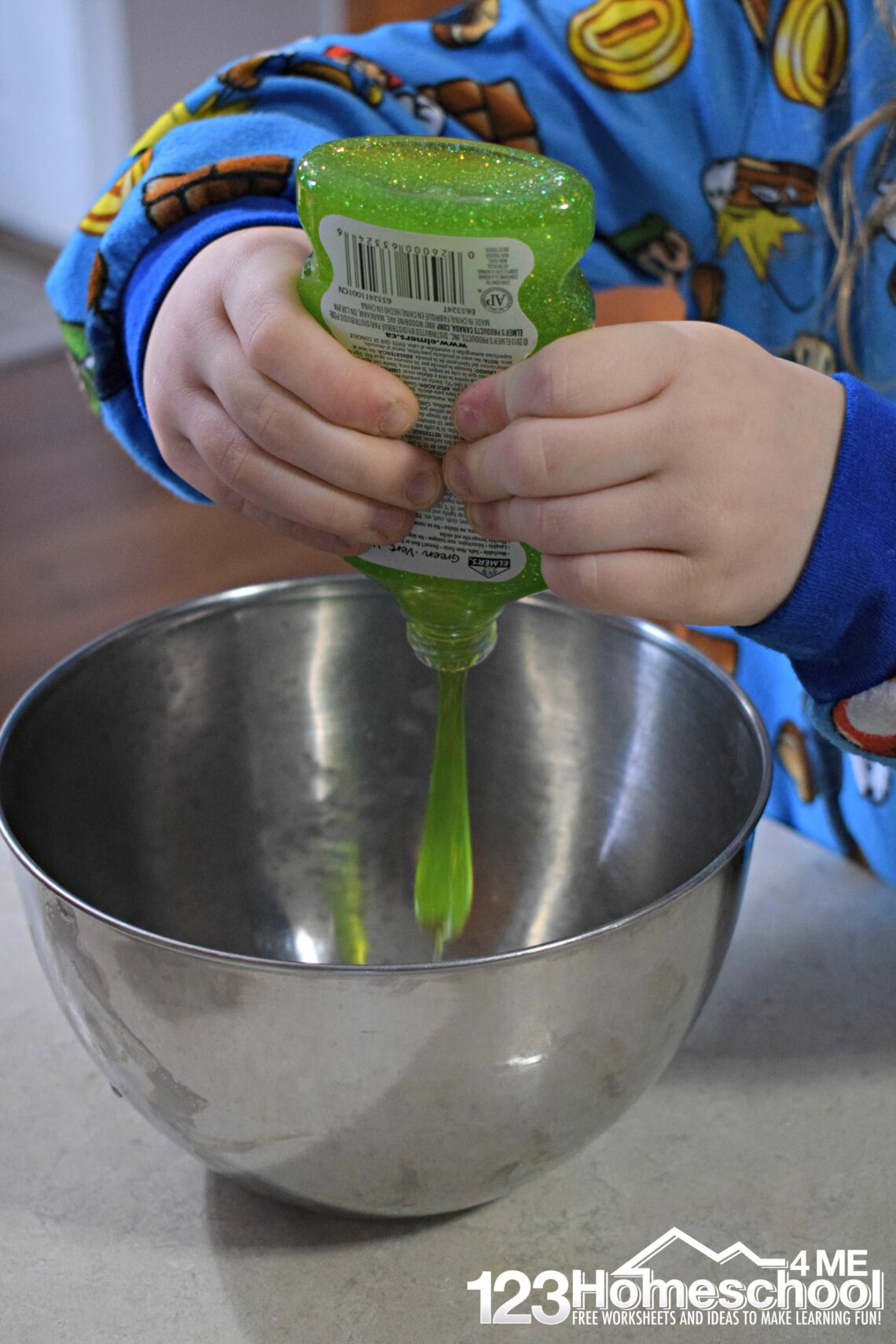 🎄 DIY Christmas Silly Putty - FUN Holiday Activities for Preschoolers