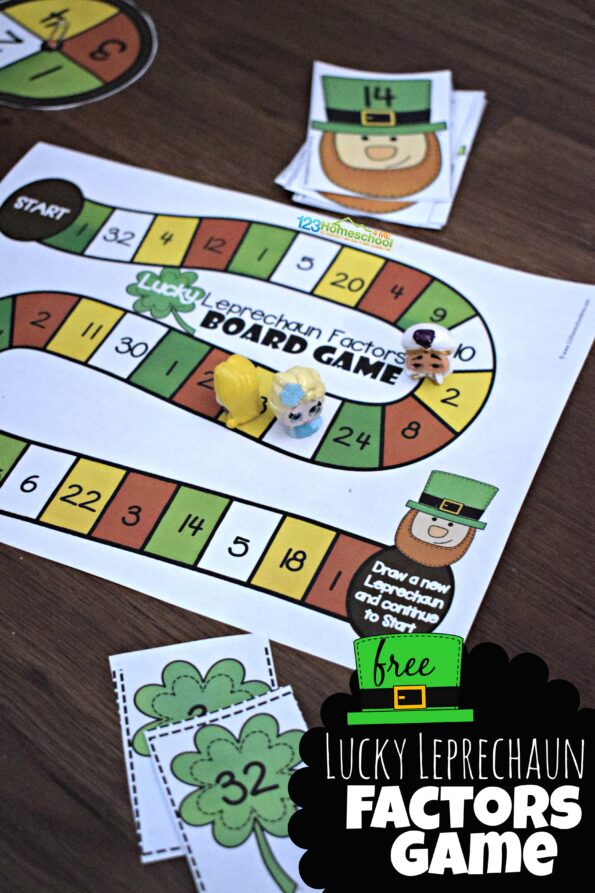 🍀 FREE St Patricks Day Create-A-Word Spelling Worksheets