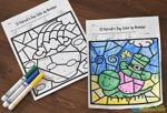 🍀 FREE Printable St Patricks Day Color by Letter Worksheets