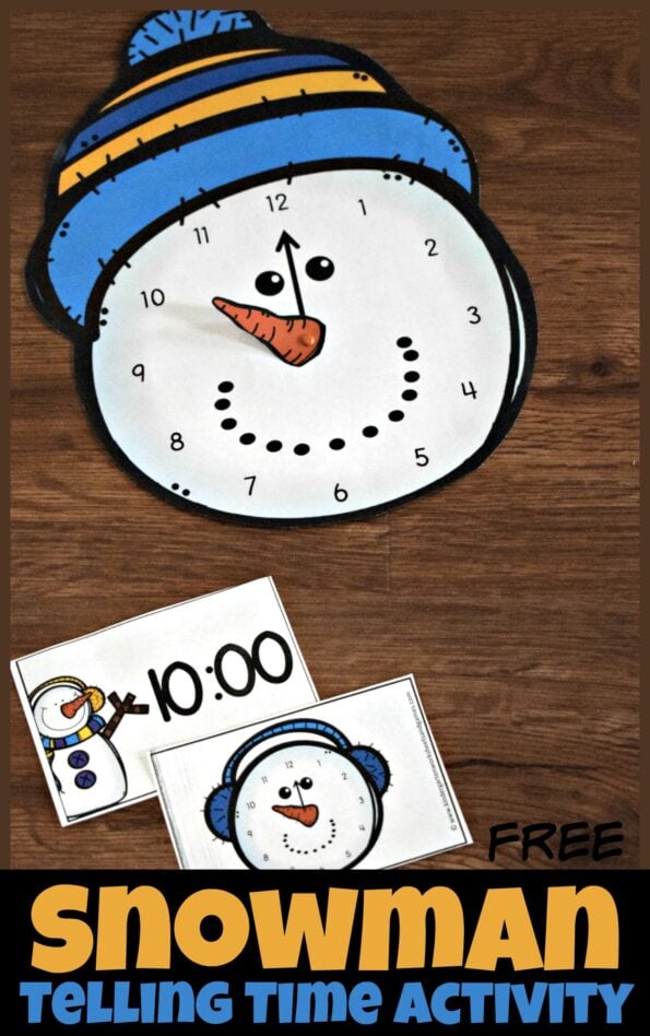 FREE Printable Telling Time Watermelon Puzzle Math Activities