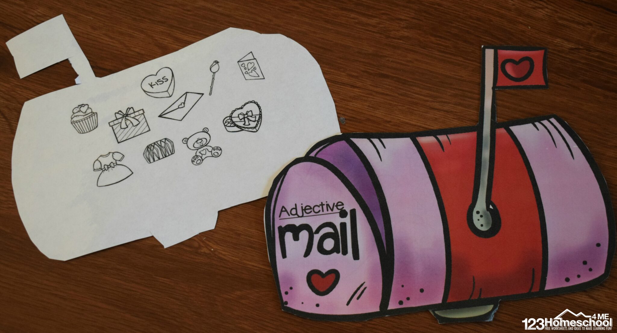 💌 FREE Valentines Day Parts of Speech Sorting Activities & Worksheets