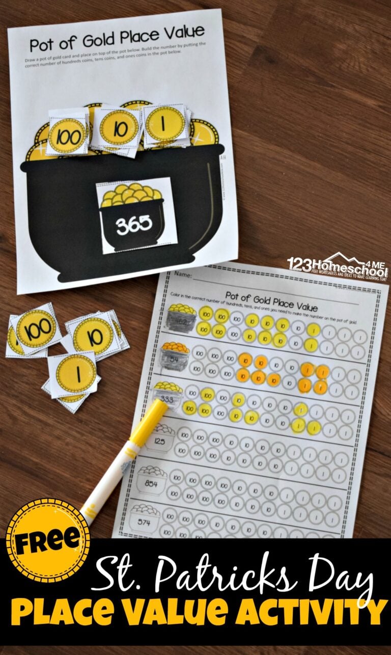 🏴‍☠️ FREE Printable Pirate Place Value Games